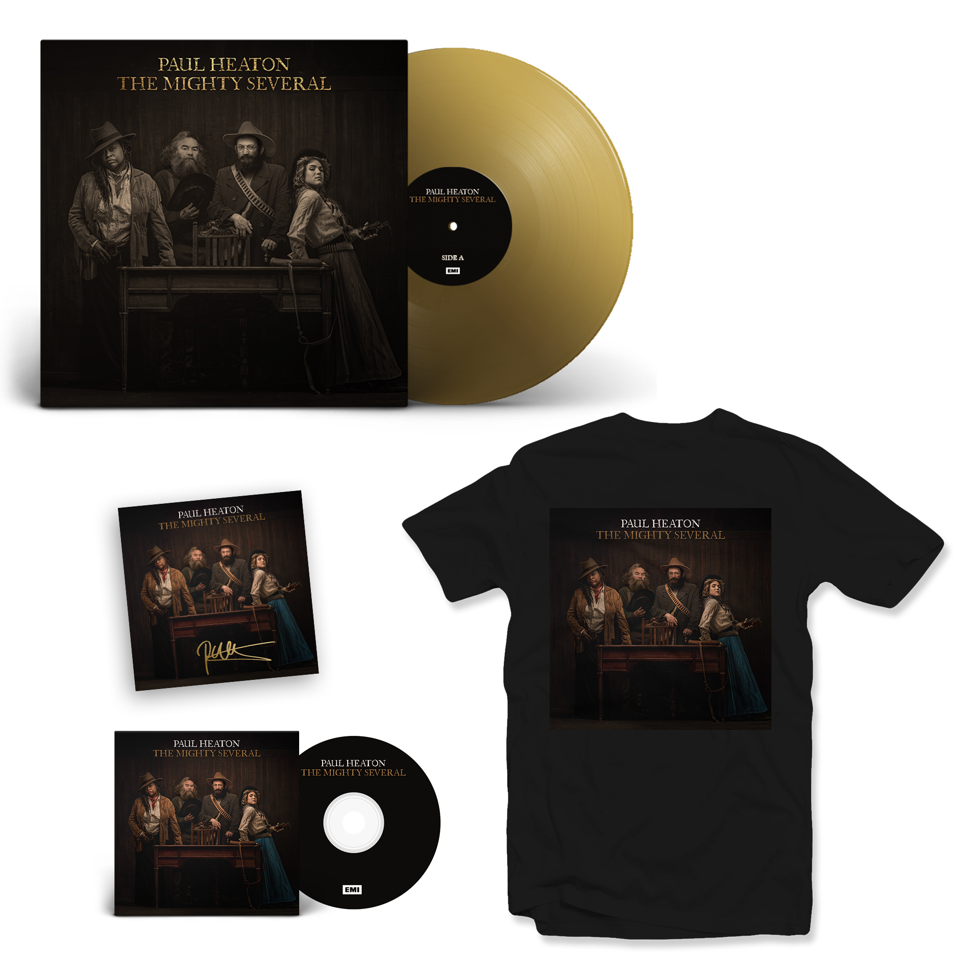 T-Shirt, Store Exclusive Vinyl, CD & Signed Art Card - Paul Heaton
